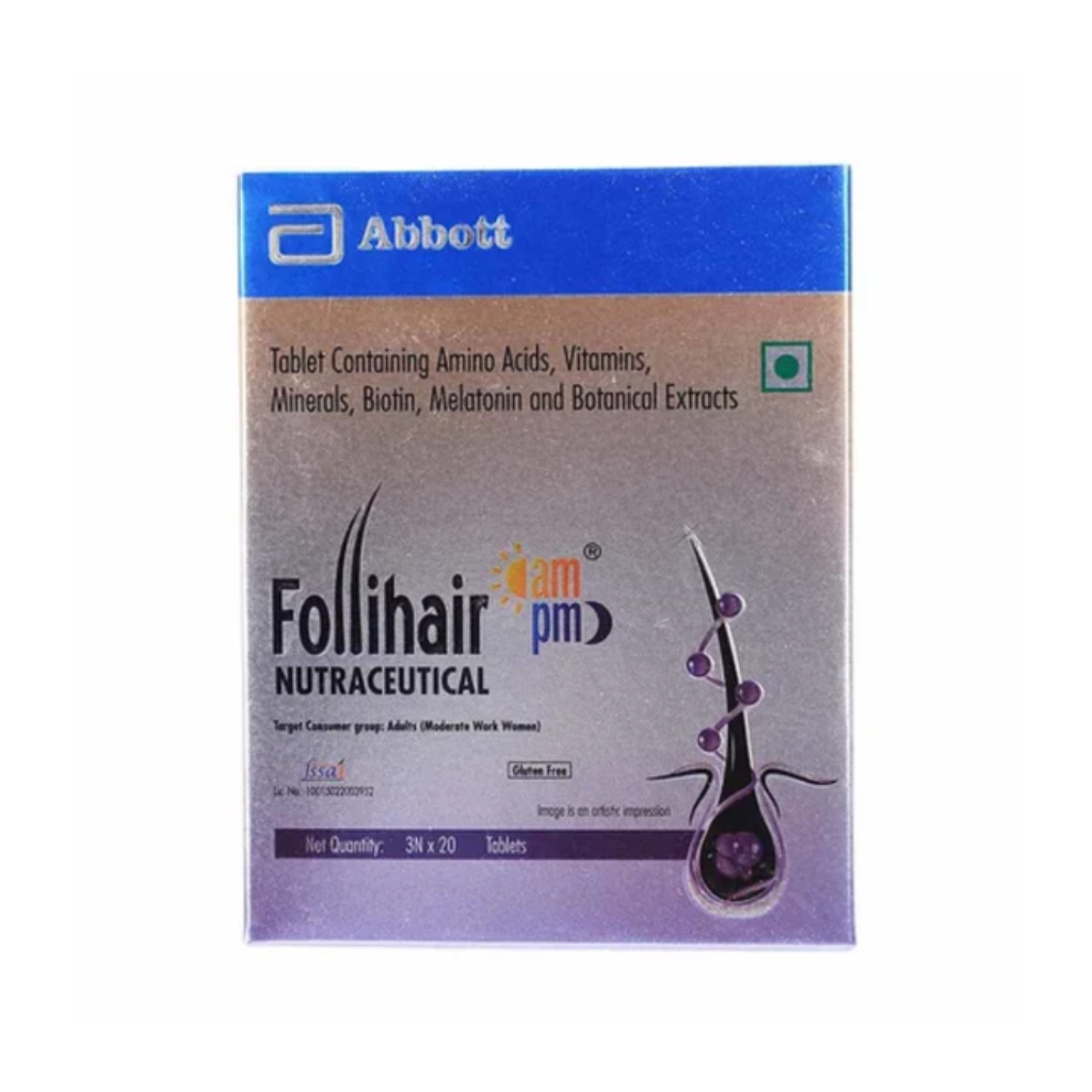 Buy Abbott Follihair AMPM 20N Tablets – Deals999
