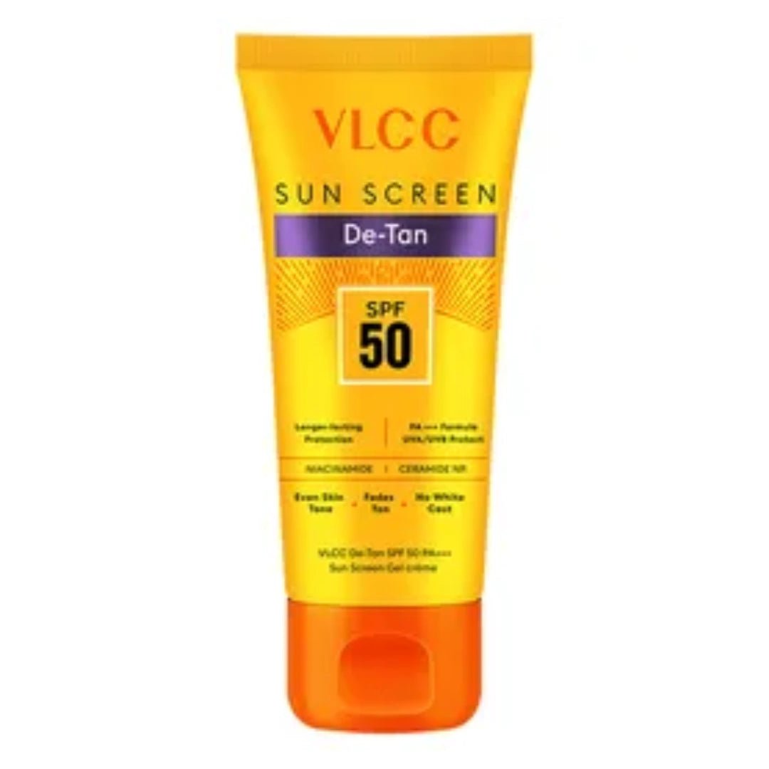 VLCC De-Tan SPF 50 PA+++ Sunscreen Gel Crème- 50g – Deals999
